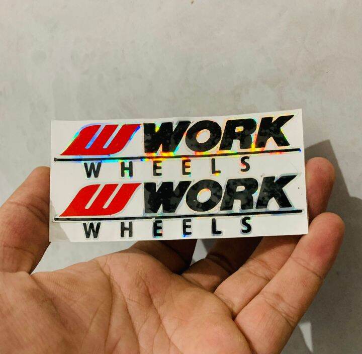Sticker Velg Mobil Work Wheels | Lazada Indonesia