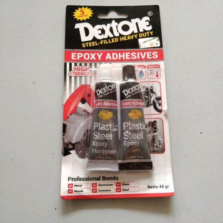 DEXTONE LEM BESI LEM PLASTIC STEEL HARDENER EPOXY DEXTONE EPOXY ...