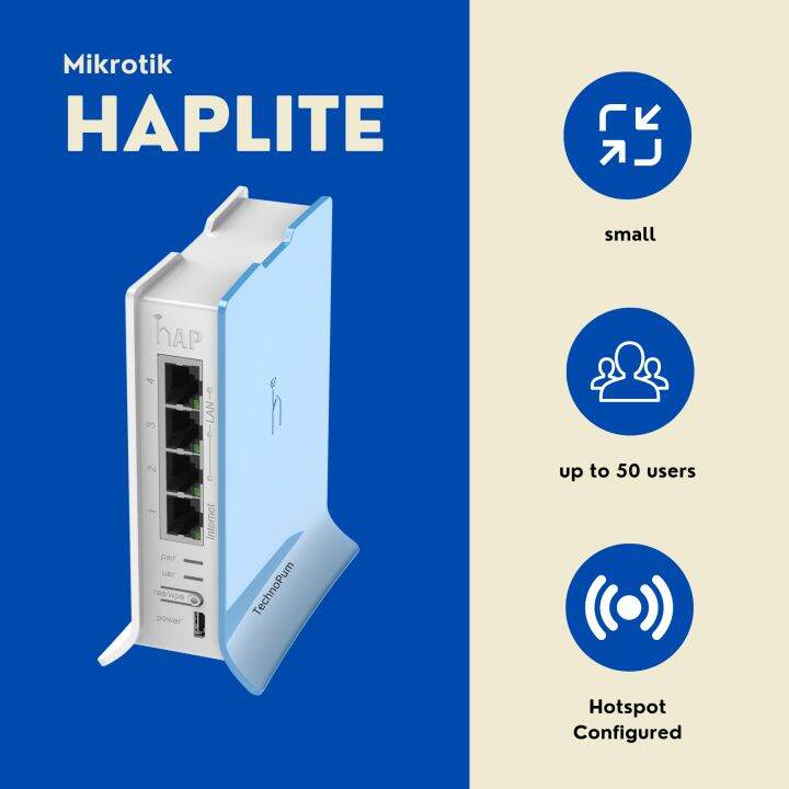 Mikrotik Haplite with HotSpot configured | Lazada PH