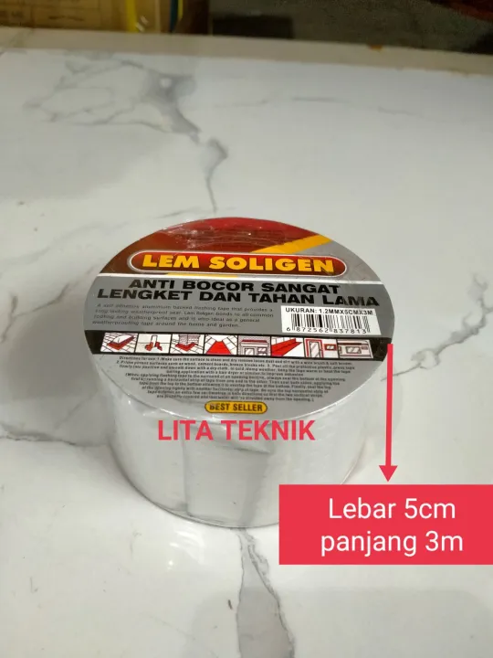 lakban seng anti bocor tambal asbes lem Atap soligen | Lazada Indonesia
