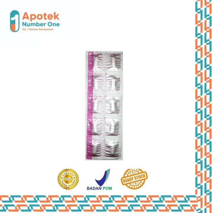 Tera F 10 tab per strip-obat flu dan batuk | Lazada Indonesia