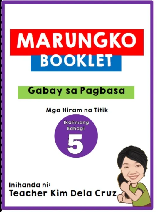 MARUNGKO PART 5 A4 SIZE (36 PAGES) | Lazada PH
