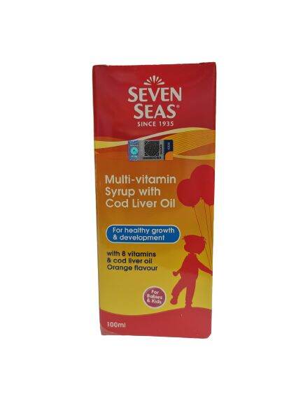Seven Seas Kids Multivitamin Syrup with Cod Liver Oil 100ml | Lazada
