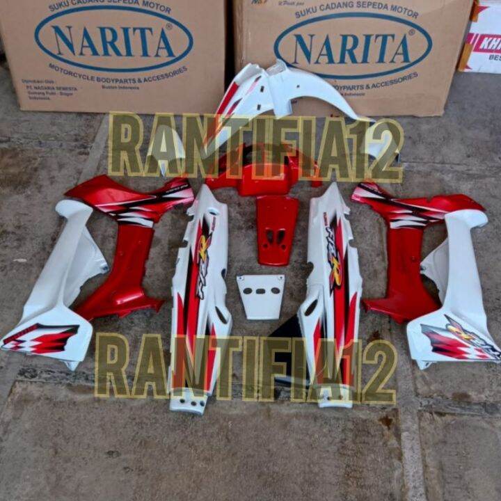 cover bodi fizr full set bodi motor Yamaha fizr Fizr milenium merah ...