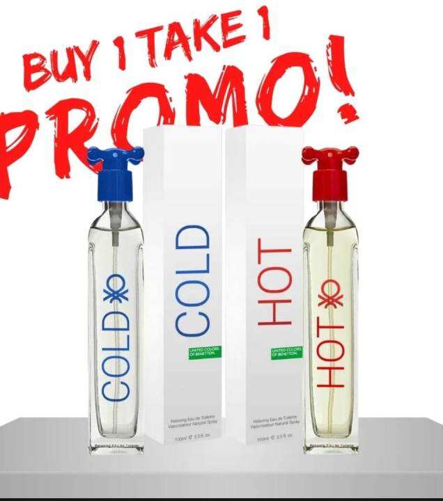 ORIGINAL BENETTON PERFUME HOT AND COLD 100ML PERFUME FOR MEN AND WOMEN ...