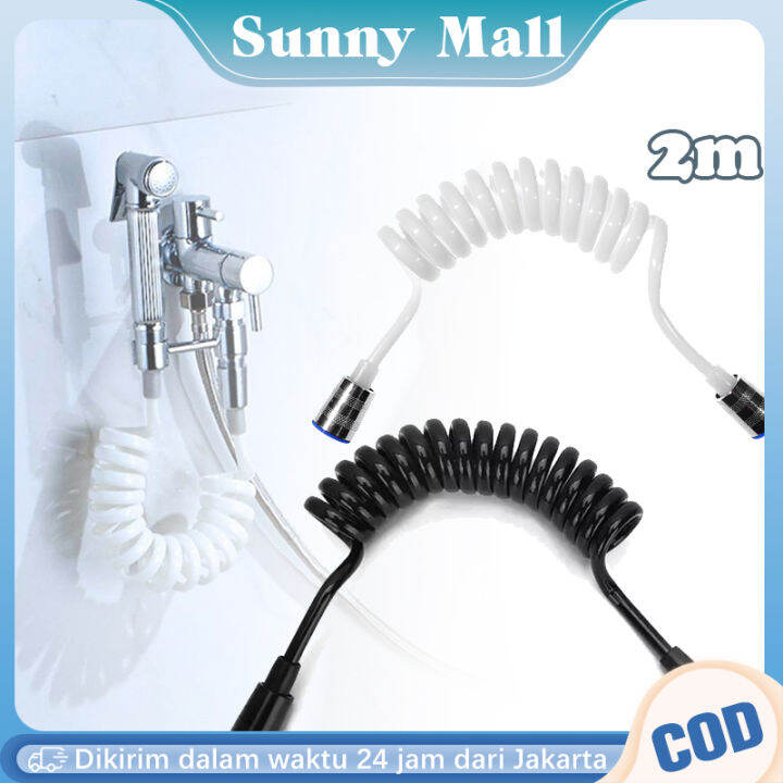 Selang Jet Shower 2m Selang Spiral Selang Shower Toilet | Lazada Indonesia