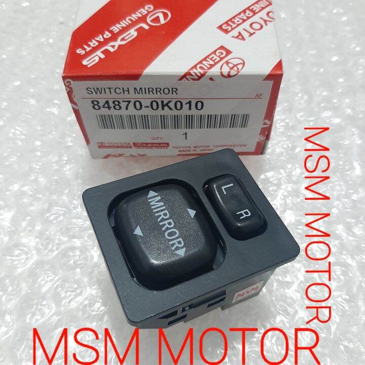 SWITCH MIRROR SWITCH SPION SAKLAR SPION TOYOTA INNOVA INOVA | Lazada ...