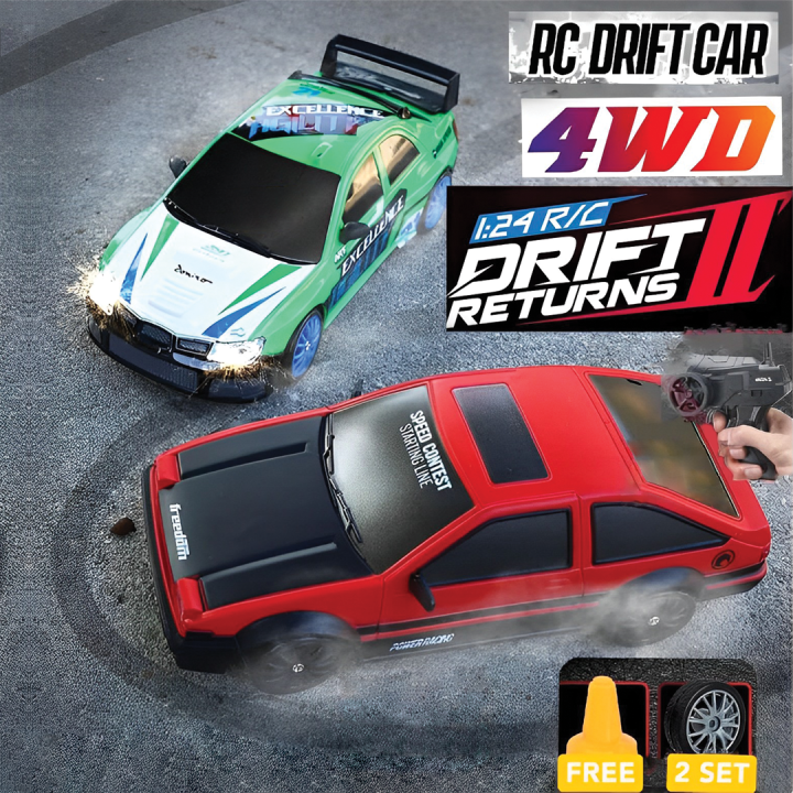 Infinity RC Drift Car Racing Control Car 4WD 1/24 2.4G High Speed LED ...
