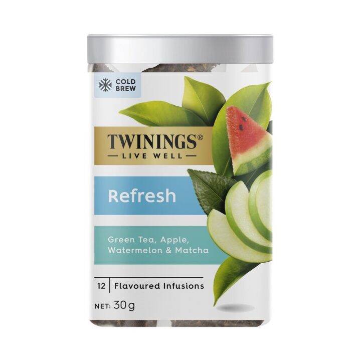 NEW! Twinings Cold Infusion Refresh 12 infusions Exp-3/23 | Lazada