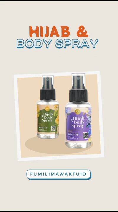 Hijab Spray/ Hijab Spray Non Alkohol/ Hijab Spray Yasmin/ Hijab Spray ...
