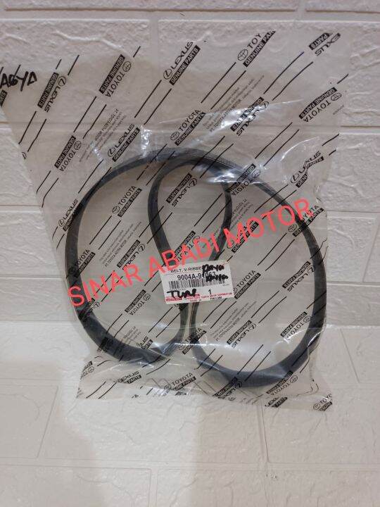 V Belt Fan Belt Fanbel Tali Kipas Agya Ayla 1.0cc 1.000cc Asli | Lazada ...