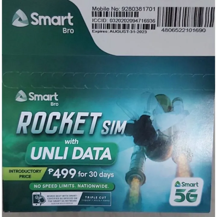 Smart Rocket Sim Old 499 | Lazada PH
