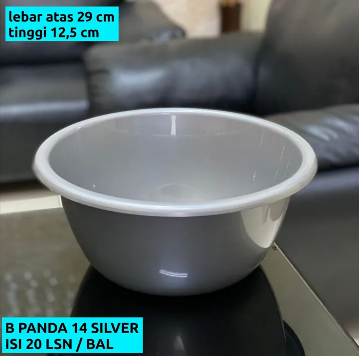 baskom plastik hajatan 1 lusinan murah waskom silver baskom abu abu ...