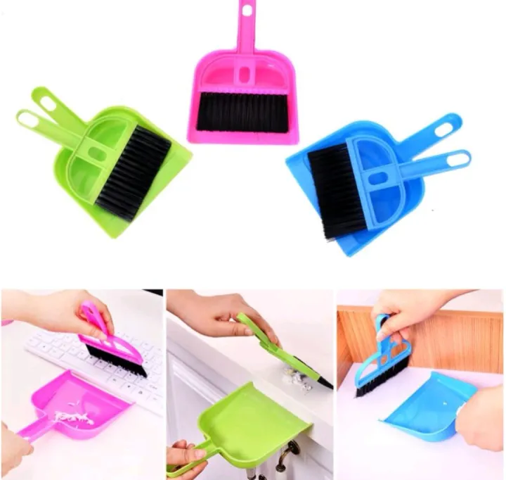 Mini Broom / Duster with Dust Pan | Lazada PH