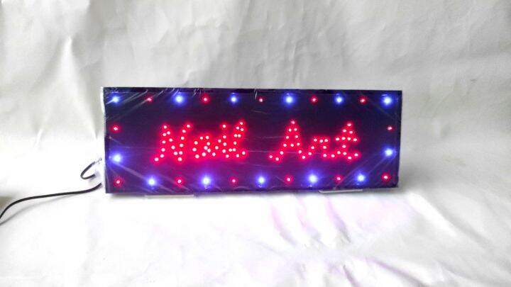 tulisan lampu led Nail Art 50x20cm | Lazada Indonesia