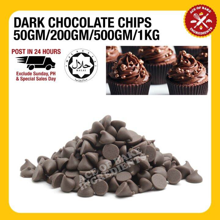 Chocolate chip / Coklat Chip / BAKING chocolate chips / premium / halal ...