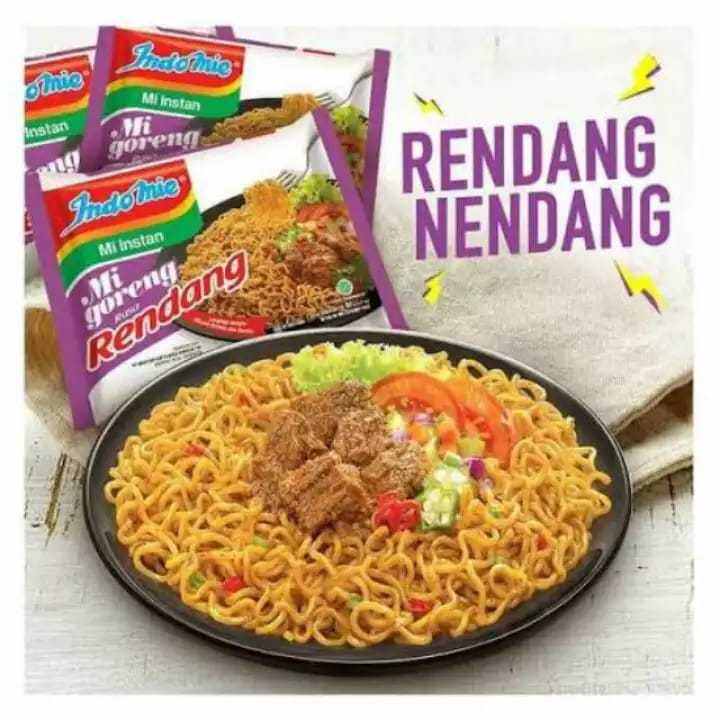 [PAKET HEMAT 20 PCS] TERMURAH Indomie Goreng Rendang - Mie Rendang ...