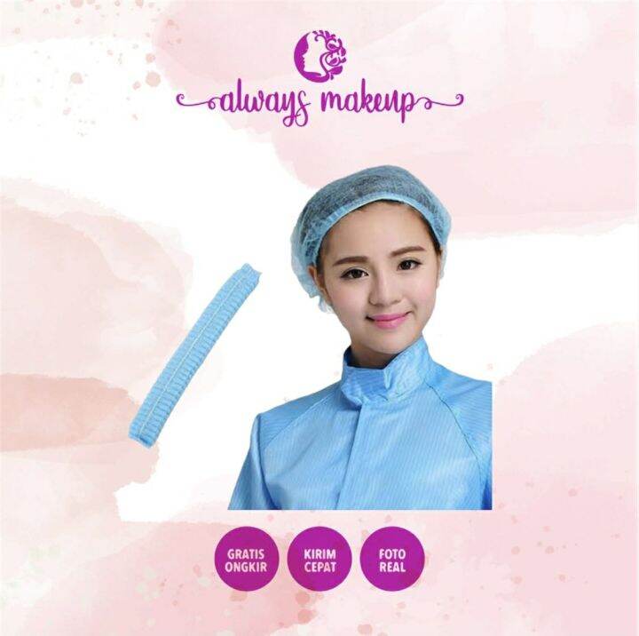 SHOWER CAP medis / penutup kepala / penutup kepala gojek / shower cap ...