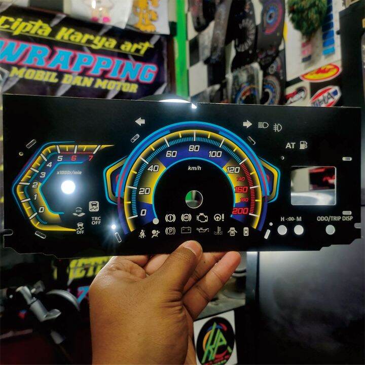 speedometer calya sigra satu set panel ac plus lampu led smd | Lazada ...