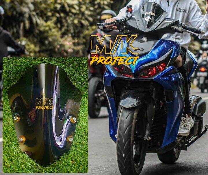 VISOR AEROX 155 NEW WINDSHIELD AEROX 155 | Lazada Indonesia