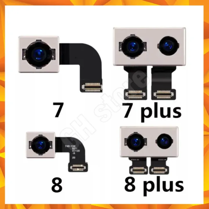 กล้องหลัง 7,8,7+,8+,7plus,8plus,7p,8p camera สำหรับเครื่องที่กล้องเสีย | Lazada.co.th
