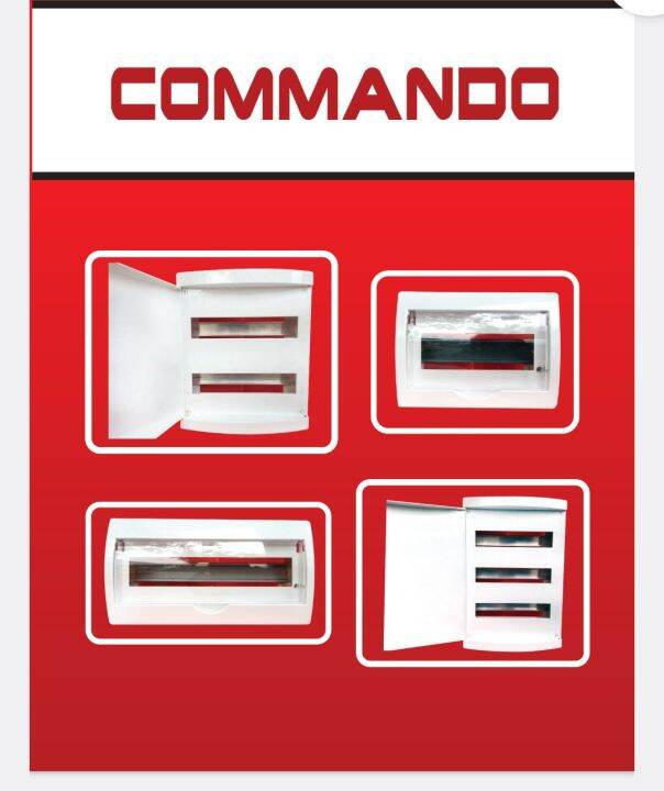 COMMANDO 30 way MCB Box 2 rows | Lazada