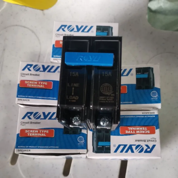 royu circuit breaker plug in 15a 20a 30a 40a 60a | Lazada PH