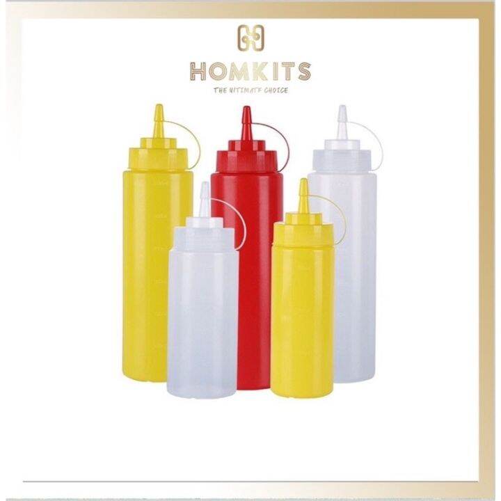 HKS-H009 Botol Saus Saos Botol Sauce Mayonaise Kecap Cuka Dengan Angka ...