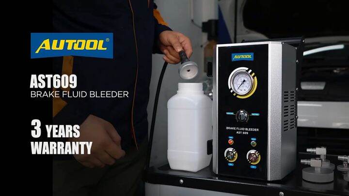 【Fast Shipping】AUTOOL AST609 Car Pulsating Brake Oil Changer Brake Extractor Oil Pump Machine ...