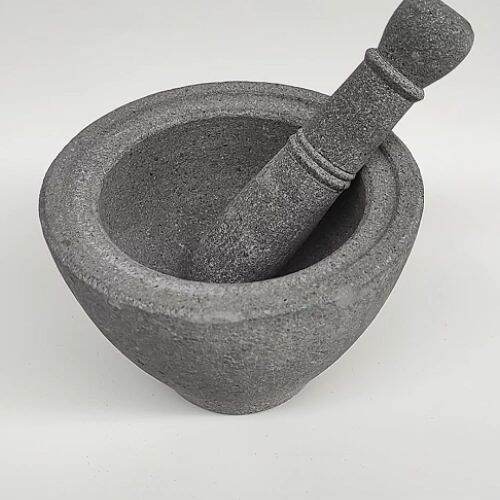 Lumpang Batu Asli Original Muntilan + Alu Lesung Batu 20 cm | Lazada ...