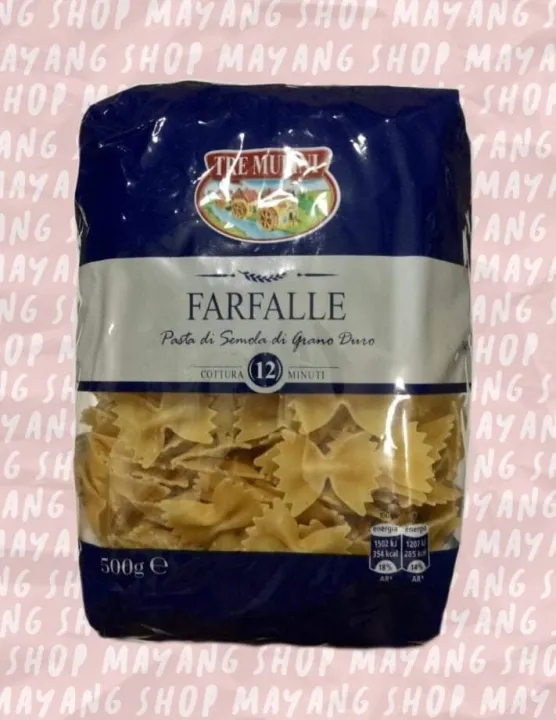 TRE MULINI FARFALLE- Authentic Italian Pasta (imported from Italy ...