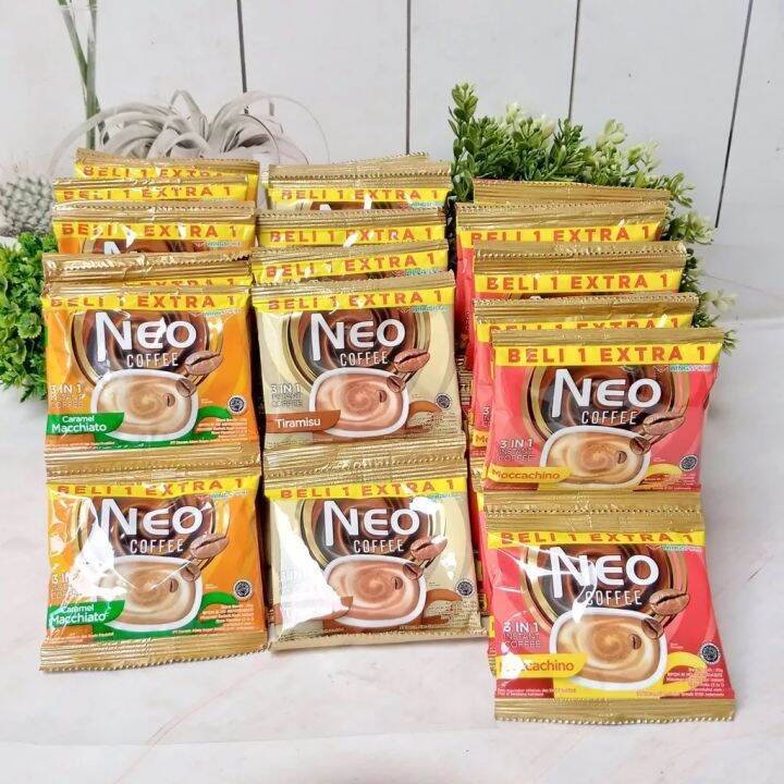 Neo Coffe 3 in 1 isi ( 10 + 5 Sachet) 20gr | Lazada Indonesia