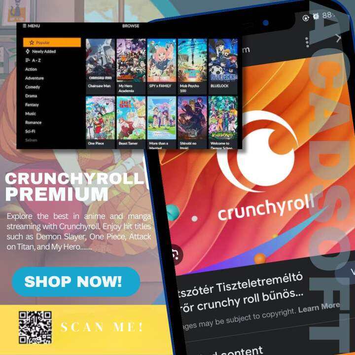 Crunchyroll Premium Account | Lazada PH