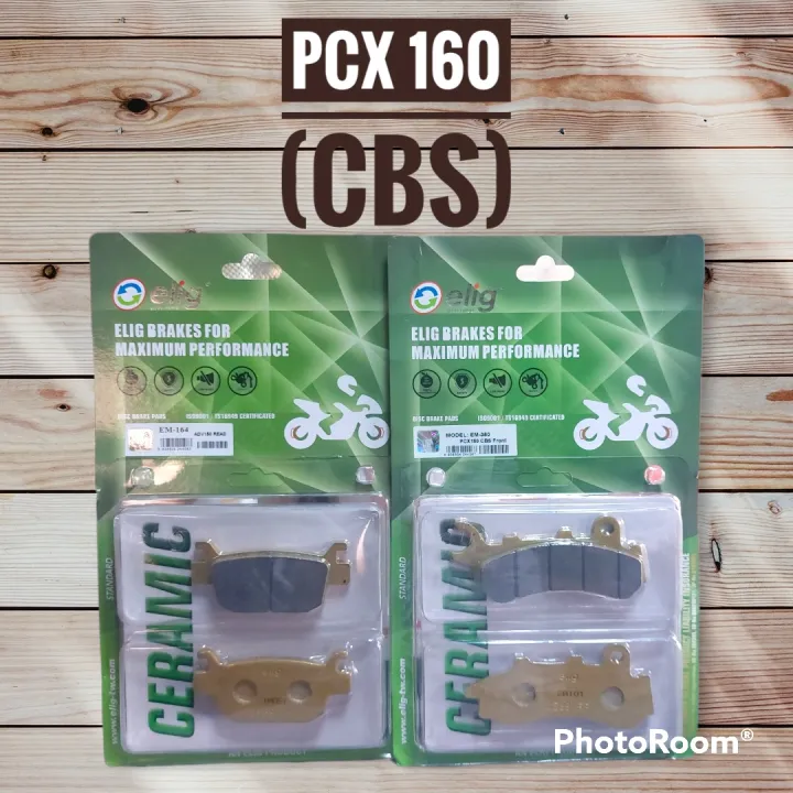 PCX 160 (CBS) ELIG CERAMIC BRAKE PAD (FRONT & REAR) | Lazada PH
