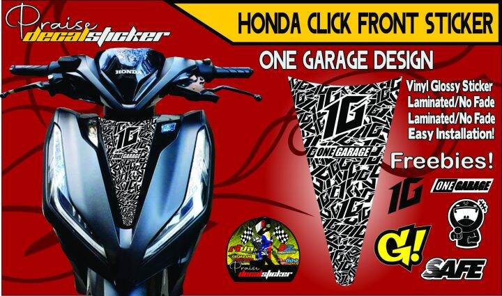 Honda Click Front sticker 1G design | Lazada PH