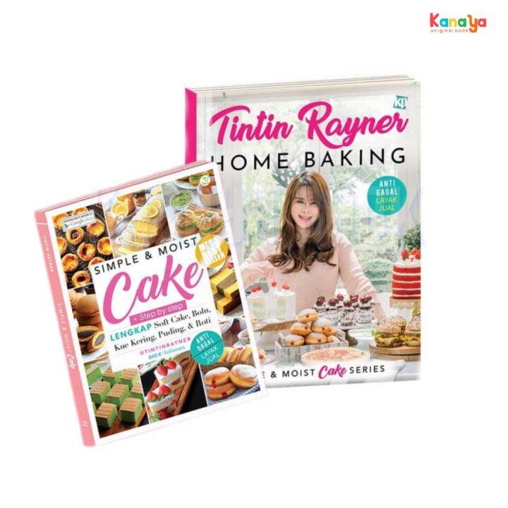 Buku Resep Kue Simple Moist Cake Home Baking Tintin Rayner | Lazada ...