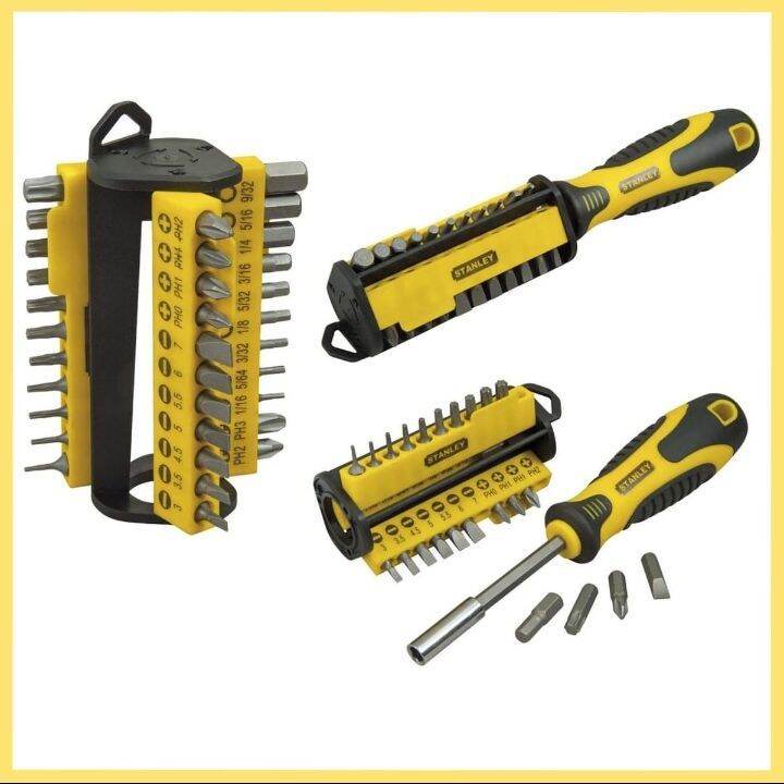 70-885 Stanley 35in1 Multi Screwdriver Bit Set/Obeng set | Lazada Indonesia