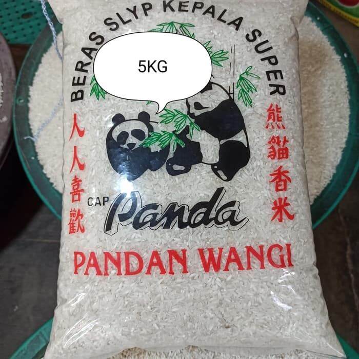 BERAS CAP PANDA pandan wangi 5KG | Lazada Indonesia