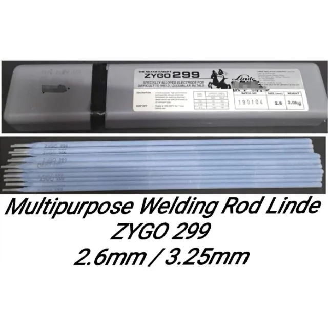 Linde ZYGO 299 Multipurpose Welding Rod 2.6mm / 3.25mm ( Multipurpose ...