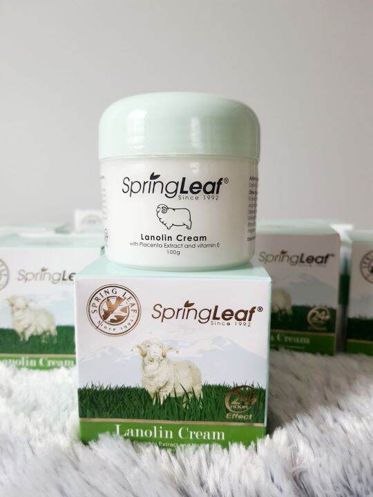 ครีมรกแกะแท้100% หมดอายุ 2028จากออสเตรเลียSpring Leaf Lanolin Cream ...