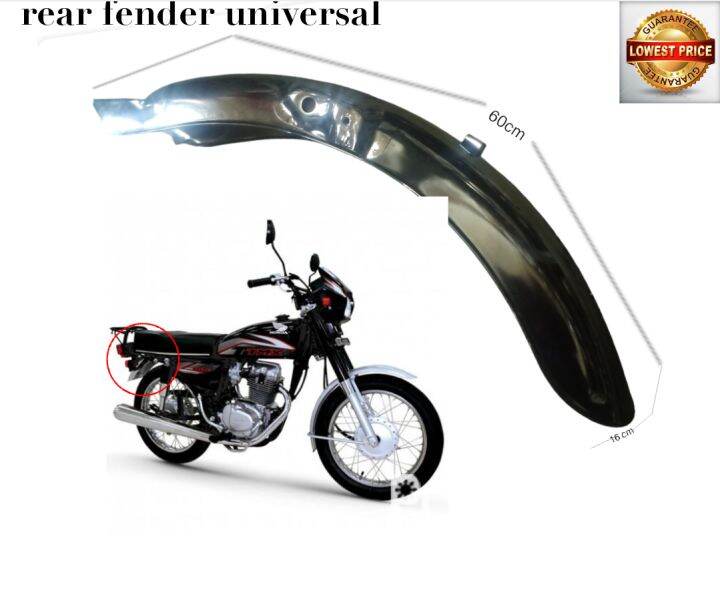 Rear Fender Stainless design For Tmx Alpha Supremo Rusi 125 And 150 ...