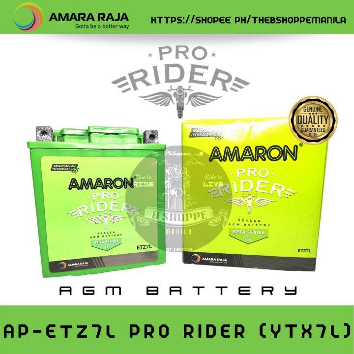 7L Amaron Motorcycle Battery (AGM) (YTX7L) | Lazada PH