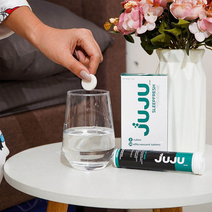 JUJU SleepFresh - 1 Tube (15 effervescent tablets) for Better Sleep ...