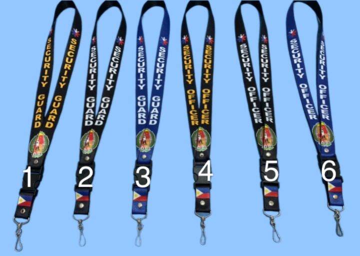SECURITY GUARD SECURITY OFFICER LANYARD ID LACE | Lazada PH