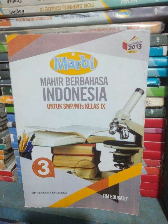 BUKU MARBI MAHIR BERBAHASA INDONESIA SMP KELAS 9-3 ERLANGGA | Lazada ...