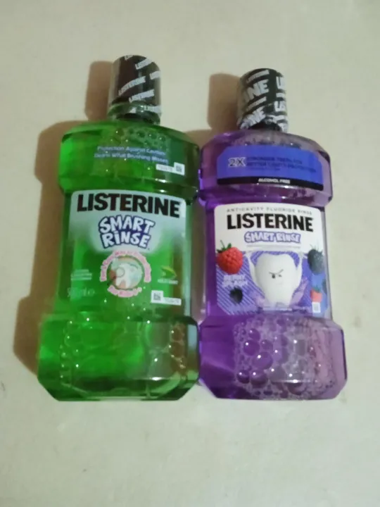 Listerine Smart Rinse MILD Mouthwash for Kids 500mL | Lazada PH