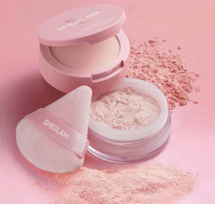 SHEGLAM Insta-Ready Face & Under Eye Setting Powder Duo | Lazada