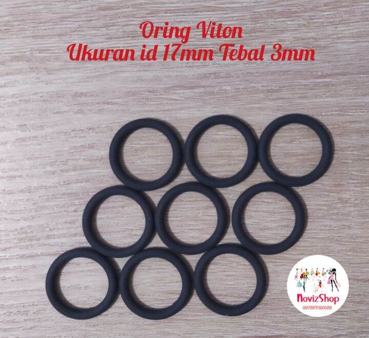 Sil Oring ukuran id 17mm Tebal 3mm | Lazada Indonesia