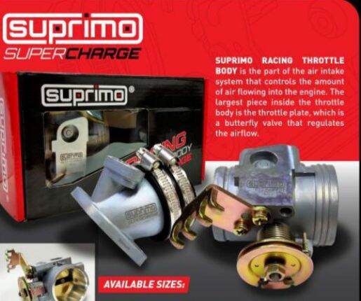 SUPRIMO RACING THROTTLE BODY 34MM Y15ZR/THROTTLE BODY Y15ZR/THROTTLE BODY 34MM Y15ZR | Lazada