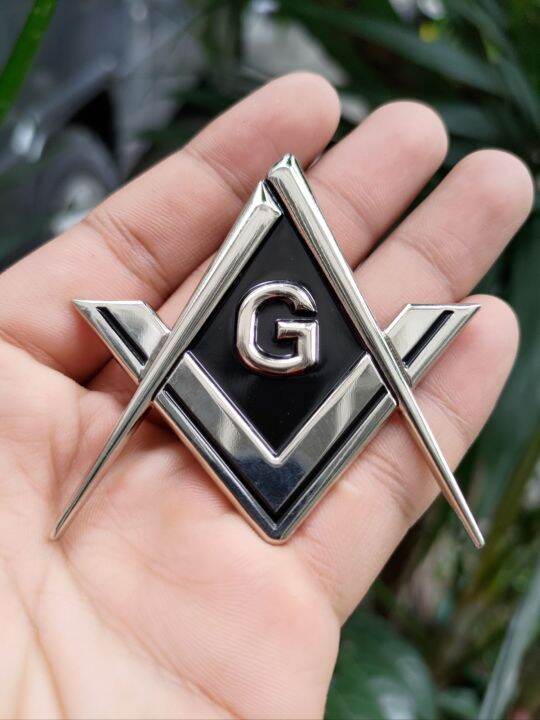 Masonic Emblem, Chrome Mason Emblem 2.8inches | Lazada PH